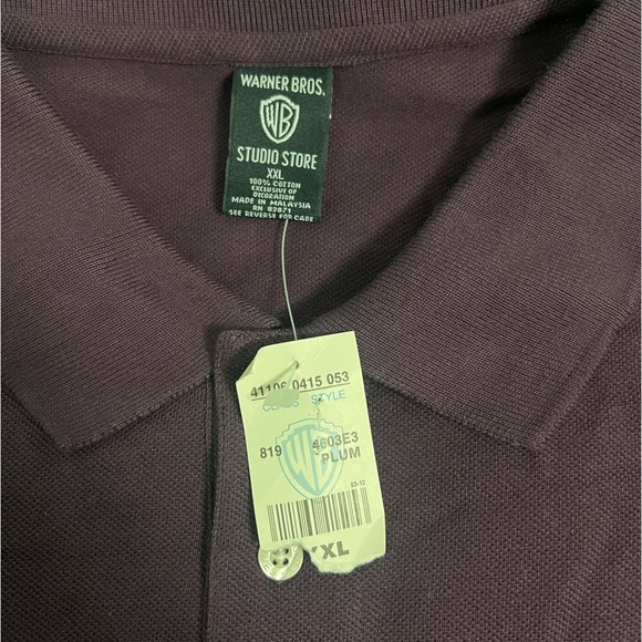 Warner Bros. | Shirts | Warner Bros Xl Polo Shirt Mens Warner Bros Tazz ...